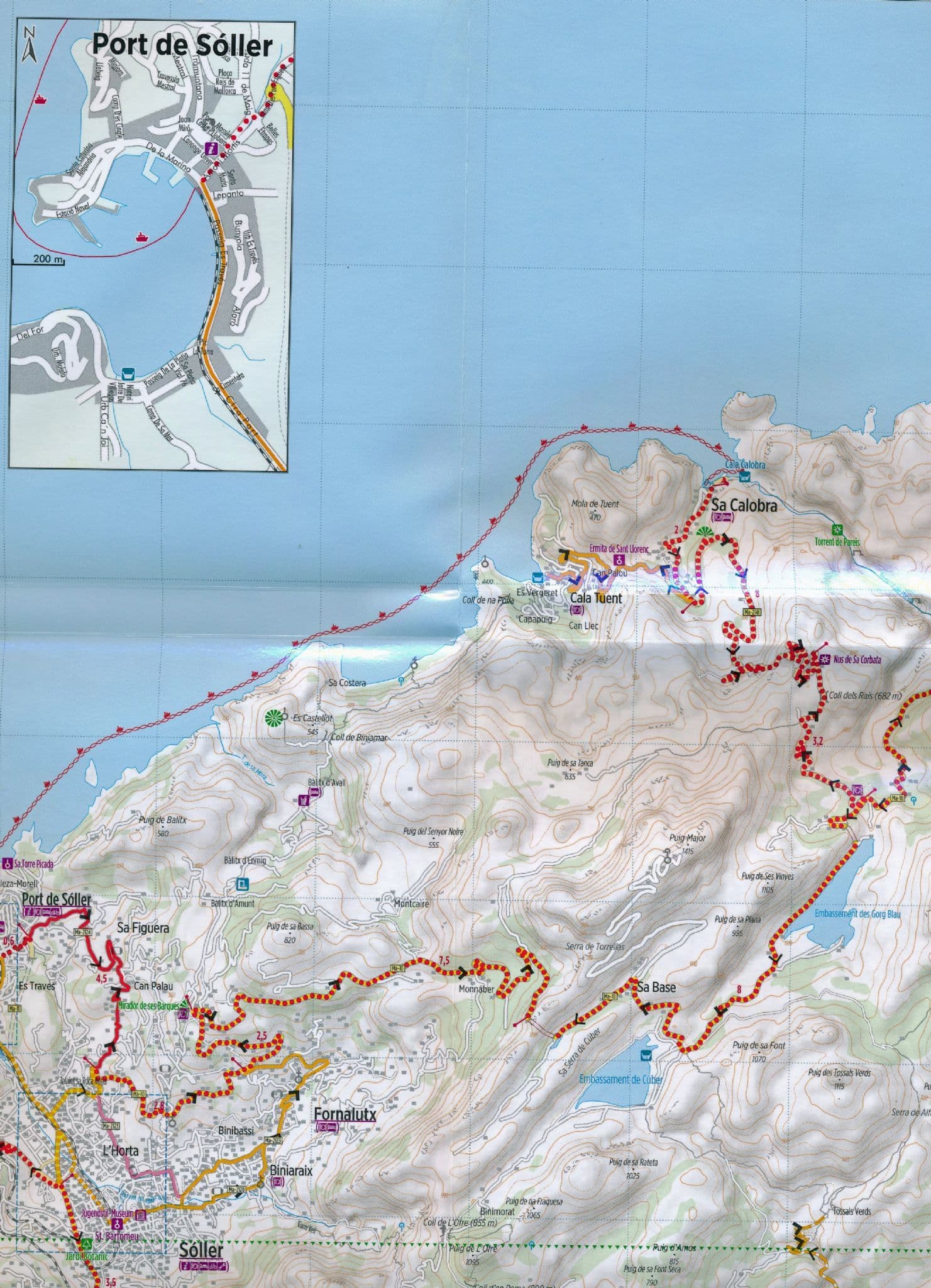 Bikeline - Mallorca West Cycle Map