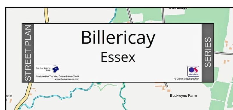 Billericay Street Map - 2024