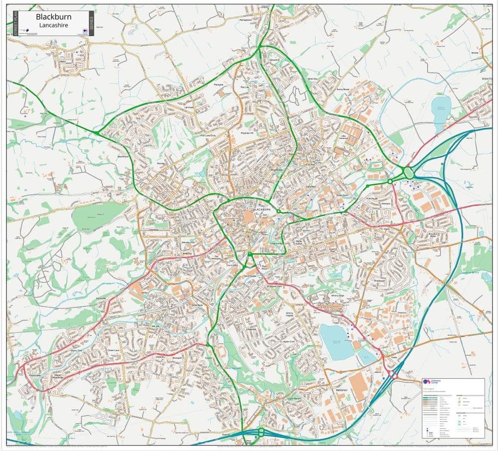 Blackburn Street Map - 2024