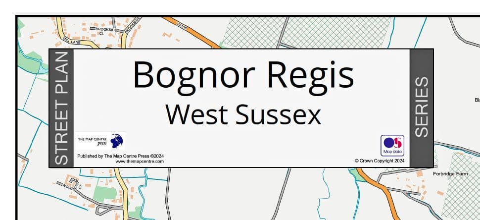 Bognor Regis Street Map - 2024