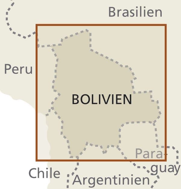 Bolivia - Road Map - Reise