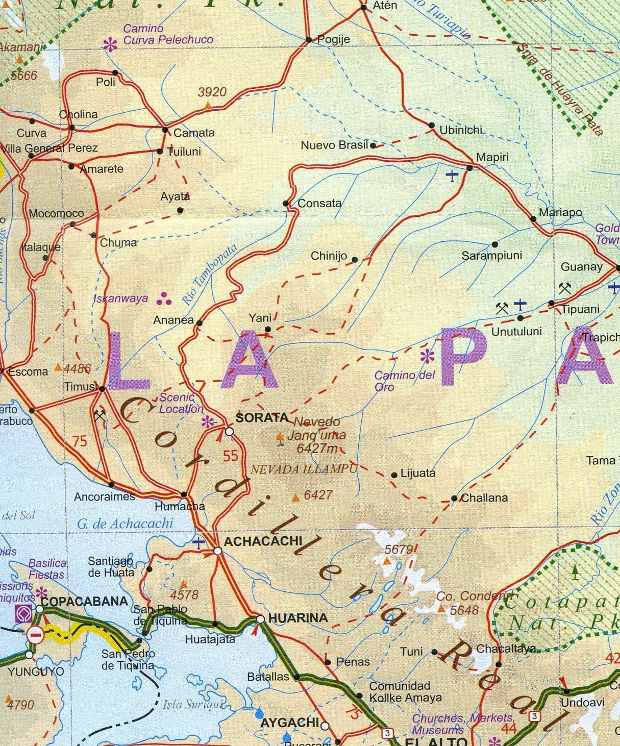 Bolivia Travel Map - ITM