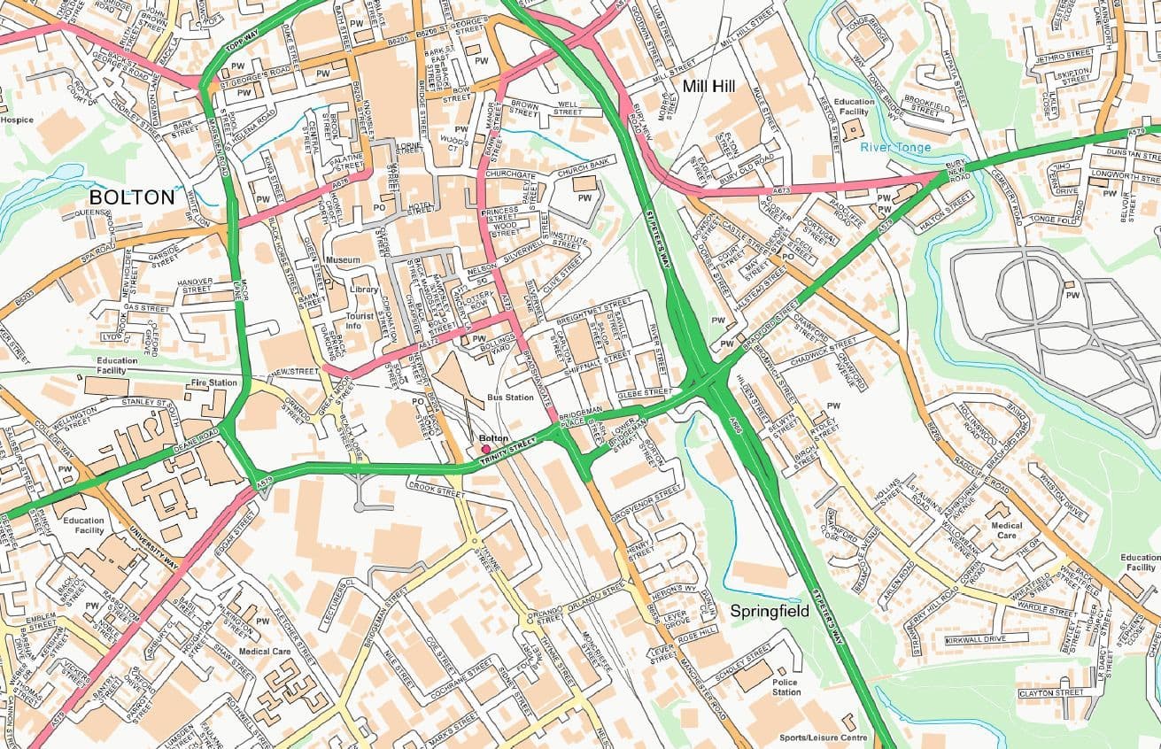 Bolton Street Map - 2024