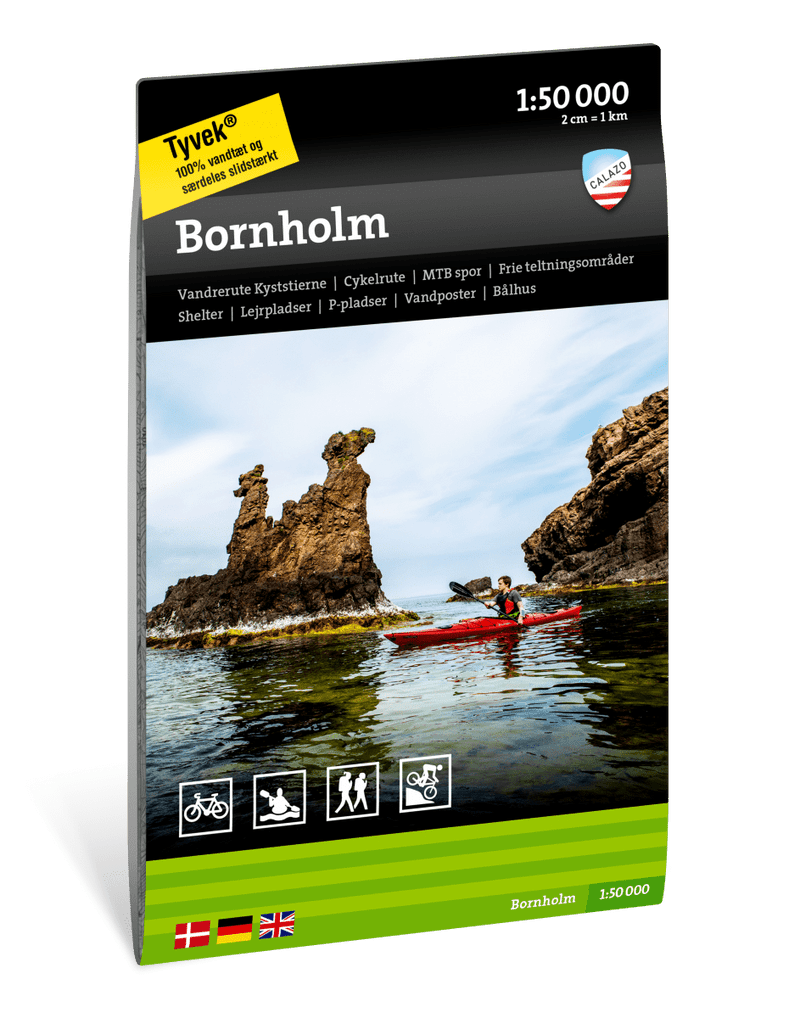 Bornholm - Calazo Hiking Map DK WK 010