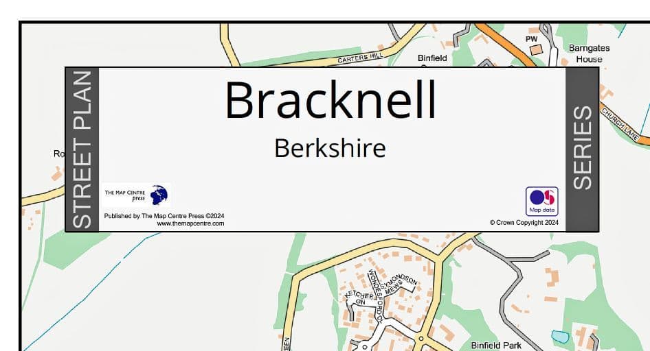Bracknell Street Map - 2024