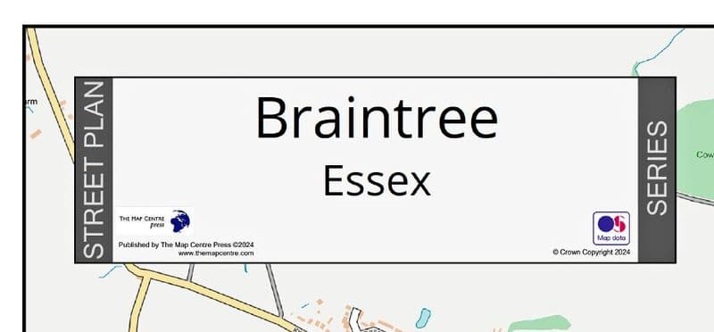 Braintree Street Map - 2024