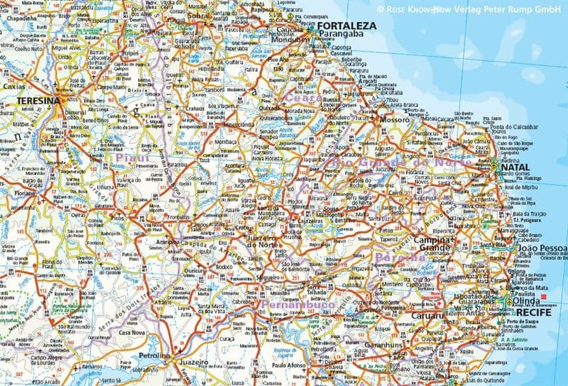 Brazil Road Map - Reise
