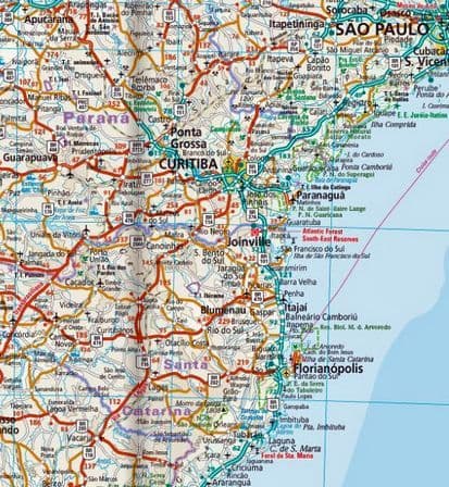 Brazil Road Map - Reise