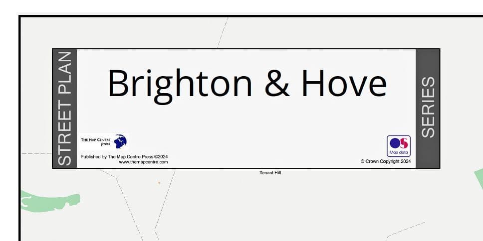 Brighton & Hove Street Map - 2024
