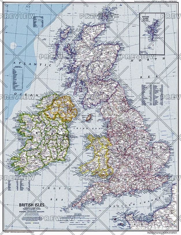 British Isles - Published 1979 by National Geographic