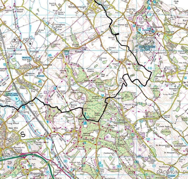 Buckinghamshire - Extra Large County Wall Map - 100 x 166cm