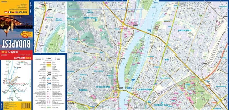Budapest - Street Map Mini - Comfort EXP