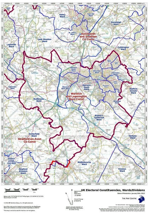 Build Your Own Map Electoral Constituencies Plus Wards Map GB