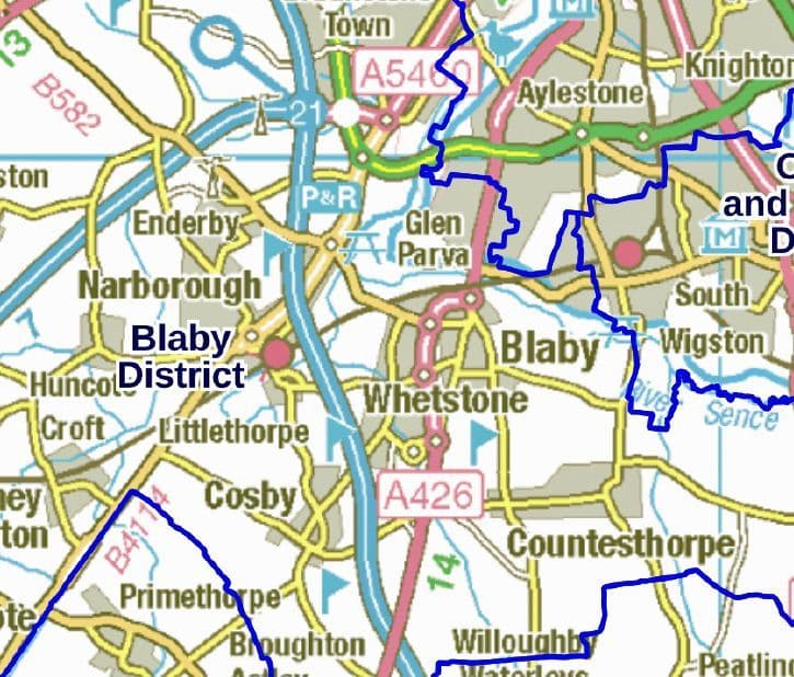 Build Your Own Map Showing Districts Boroughs & Unitary Authorities