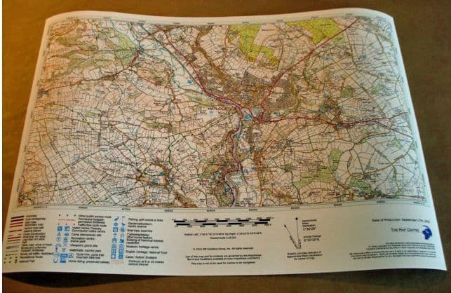 Build Your Own Ordnance Survey Landranger or Explorer Map - Standard Scales