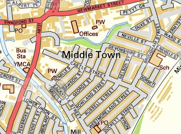 Build Your Own Ordnance Survey Street Map - Various Scales