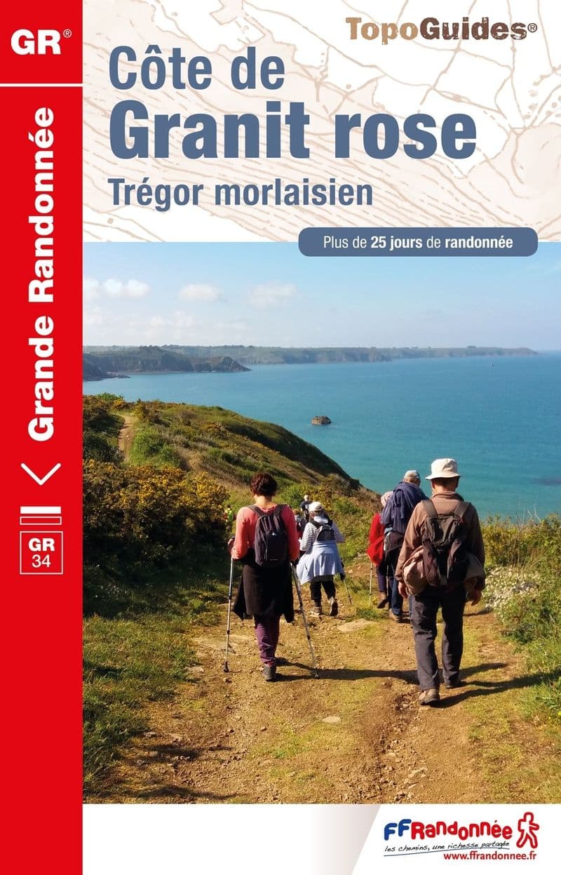 Côte de Granit Rose GR34 Trégor morlaisien Topo Guide 346