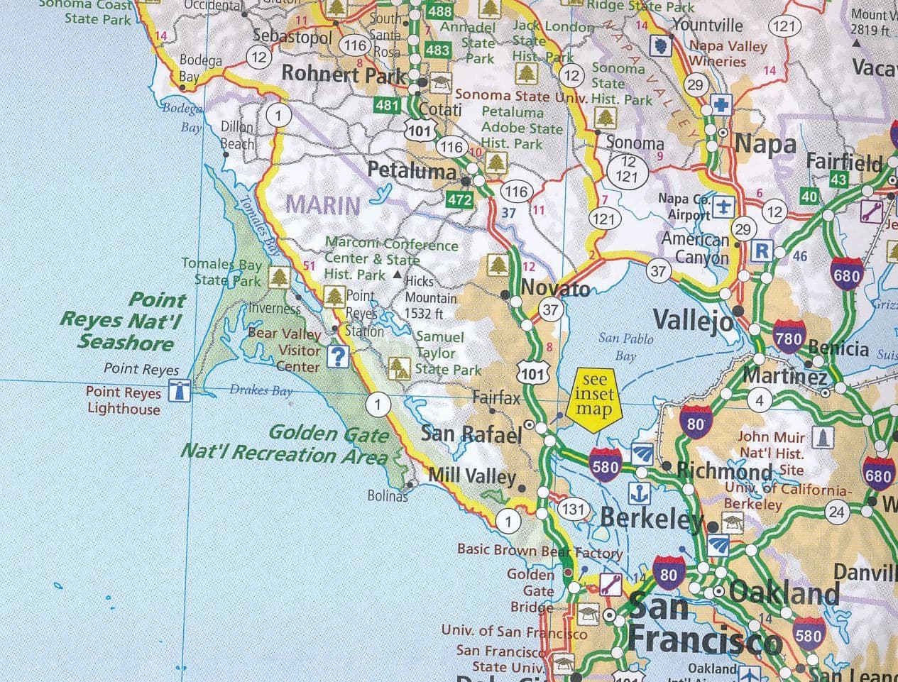 Driving Map California