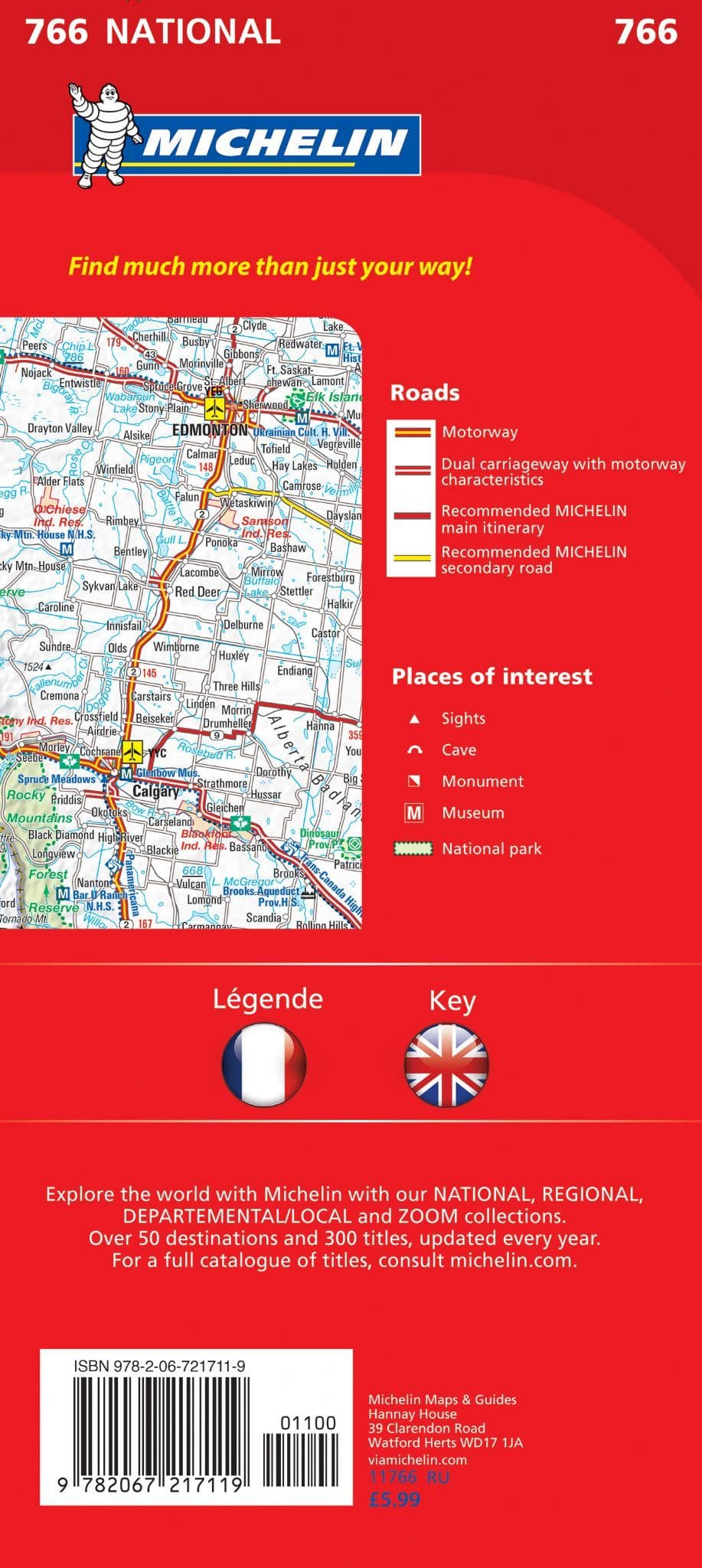 Canada - Michelin Map 766