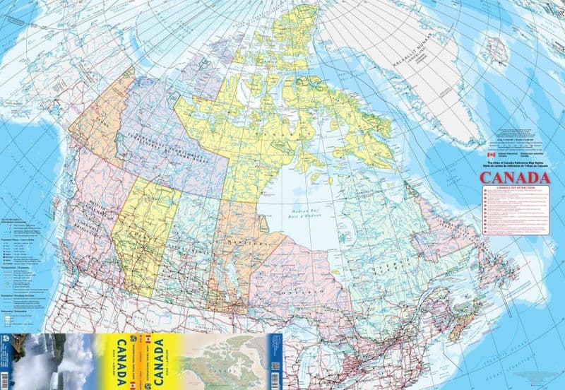 Canada Travel Reference Map ITM