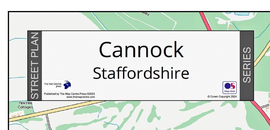Cannock Street Map - 2024