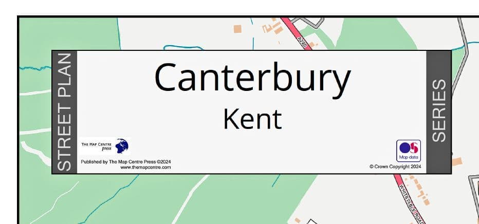 Canterbury Street Map - 2024
