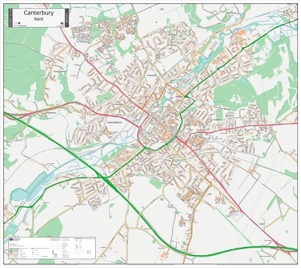 Canterbury Street Map - 2024
