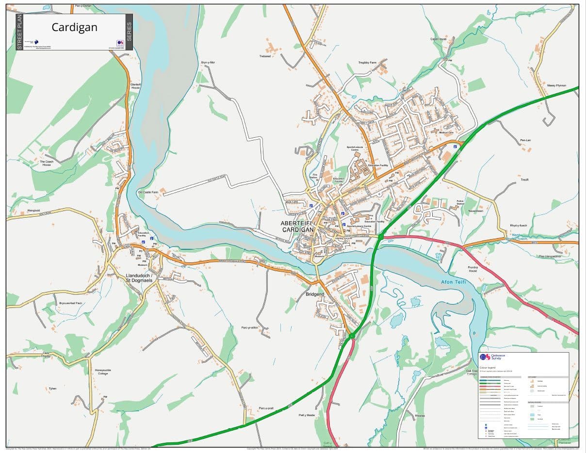 Cardigan Street Map - 2024