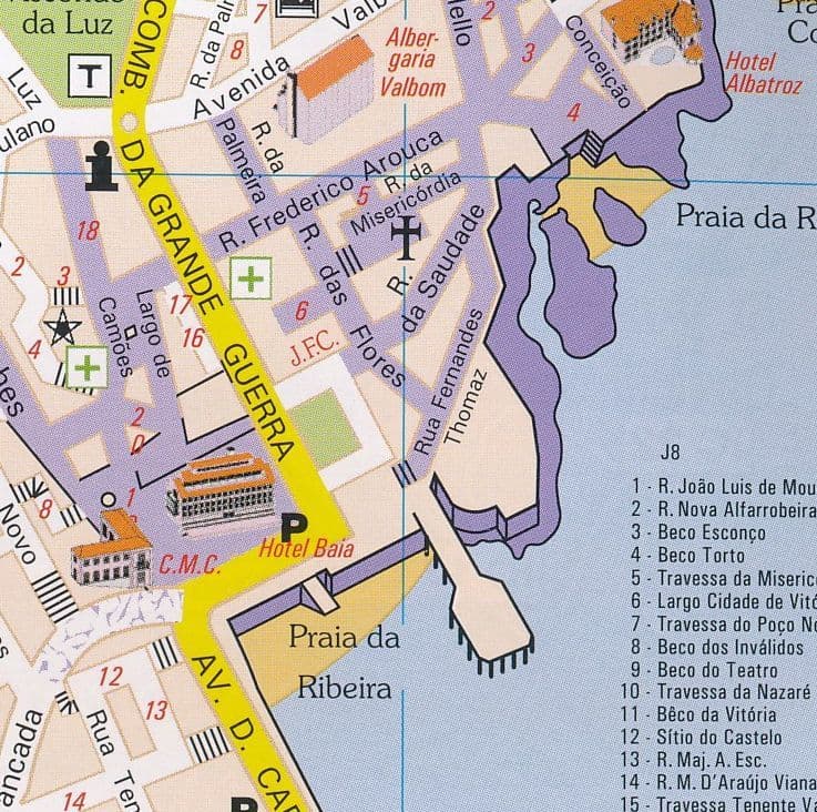 Cascais & Estoril - Street Map - Turinta