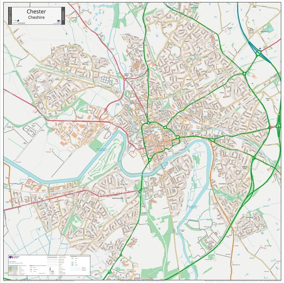 Chester Street Map - 2024