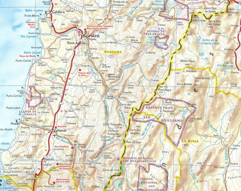 Chile Adventure Map - National Geographic