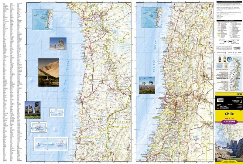 Chile Adventure Map - National Geographic