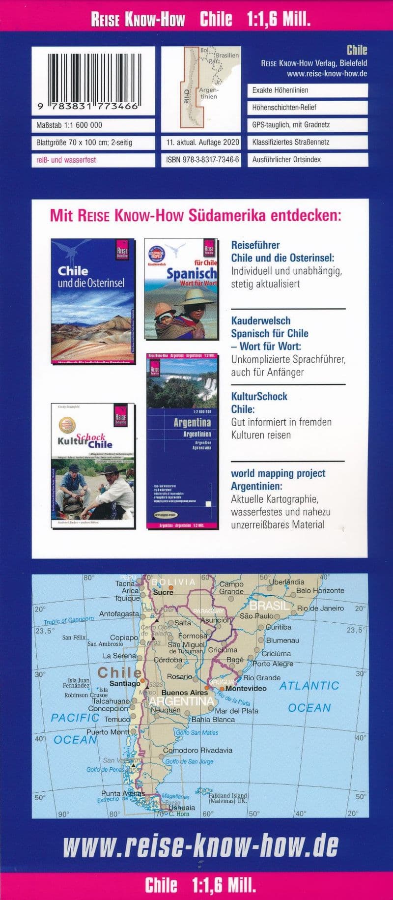 Chile Road Map - Reise