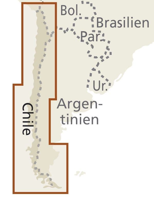 Chile Road Map - Reise
