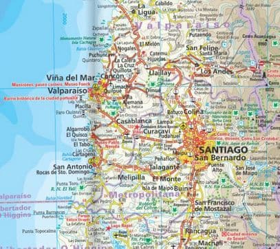 Chile Road Map - Reise