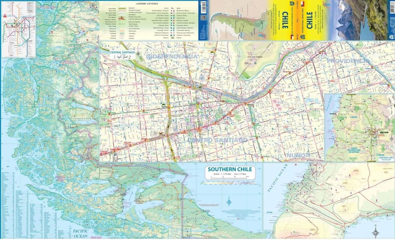Chile Travel Map - ITM