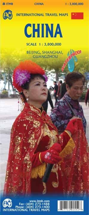 China Travel Travel Map - Folded - Waterproof Paper