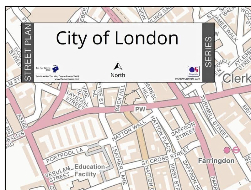 City of London - Street Map