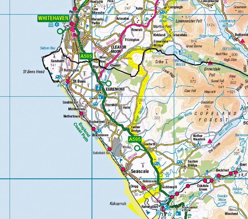 Coast to Coast - Wall Map