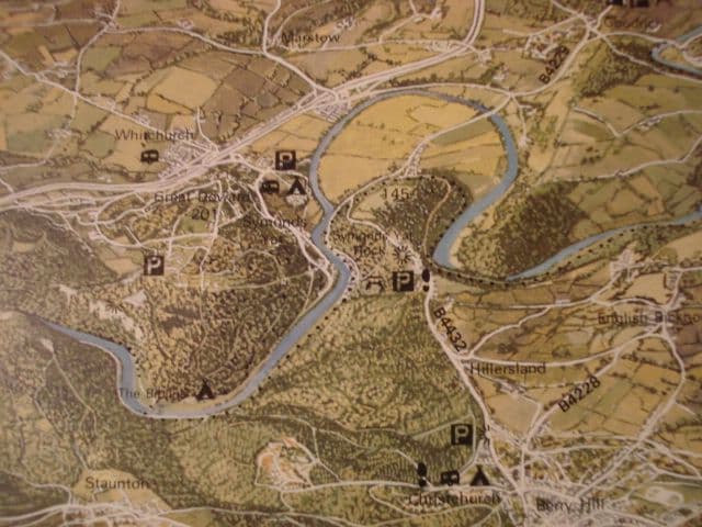 Contour Map of The Forest of Dean