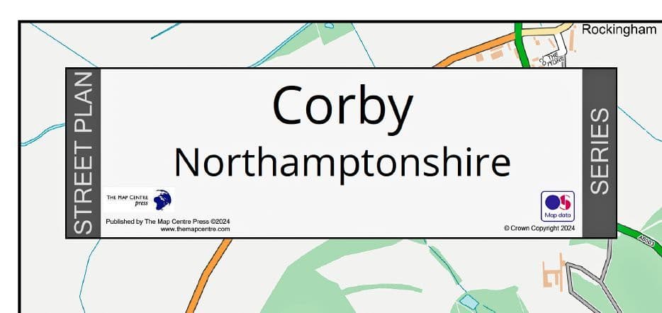 Corby Street Map - 2024