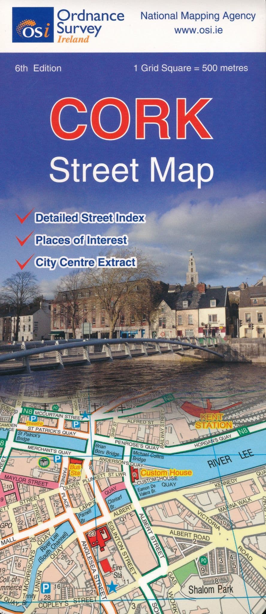 Cork City Street Map - Ordnance Survey Ireland