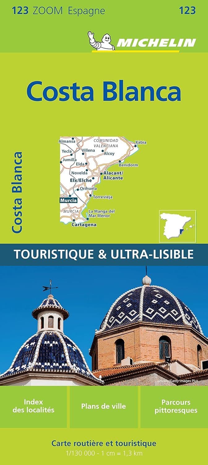 Costa Blanca - Michelin Zoom Map - 123