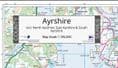 County Map of Ayrshire - 2024