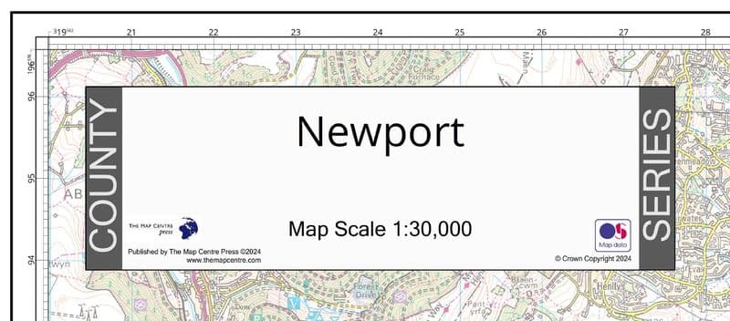 County Map of Newport City