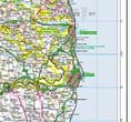 County Map of Norfolk Suffolk & Cambridgeshire - Special Sheet - 2025
