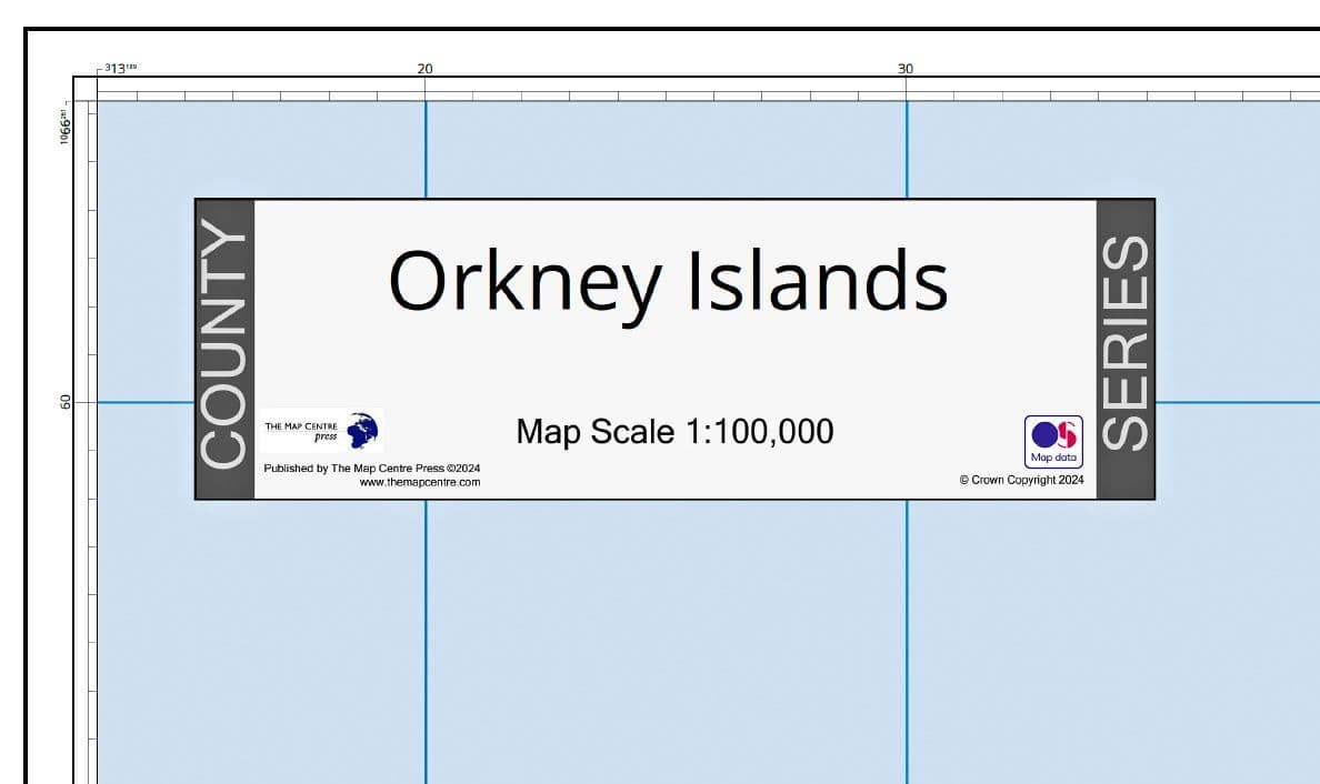 County Map of Orkney - 2024