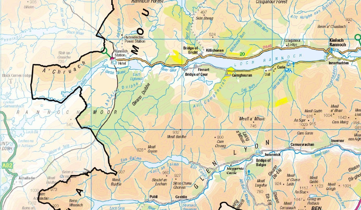 County Map of Perth & Kinross - 2024
