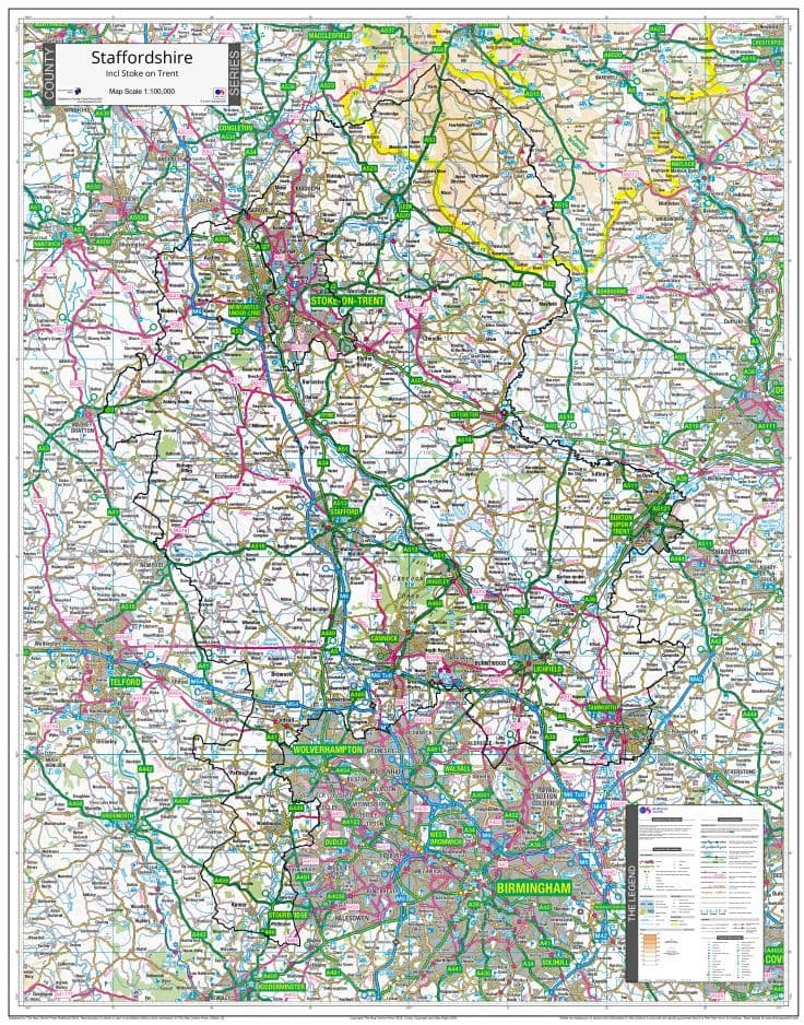 Staffordshire England Field Map