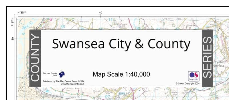 County Map of Swansea